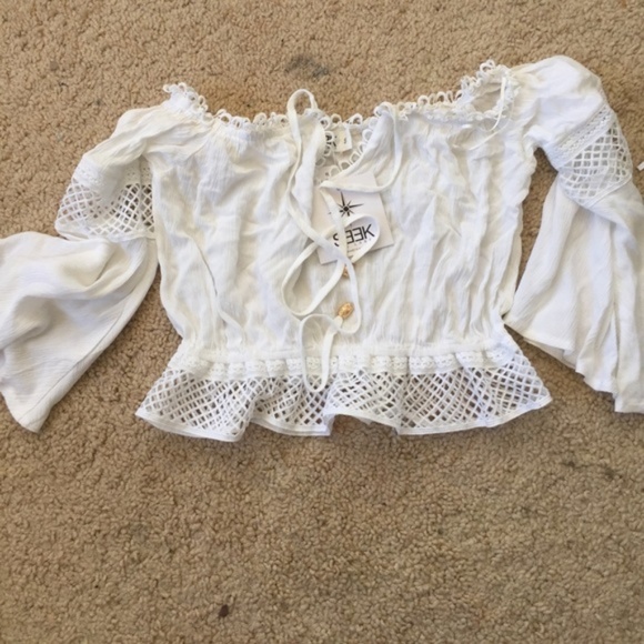 LF | Tops | Lf Off The Shoulder Crop | Poshmark